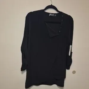 Sympli | Tops | Nwt Sympli Black Icon Flop Top 8 | Poshmark